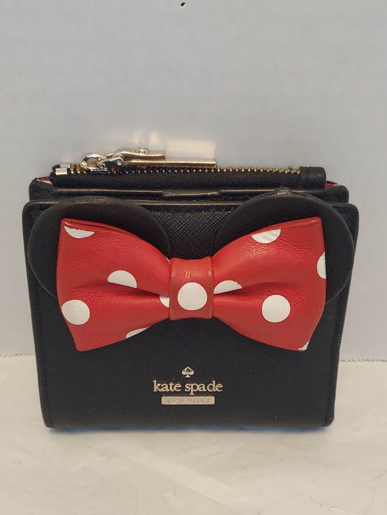 kate spade | Bags | Low Start Disney X Kate Spade Black Wallet With Red ...